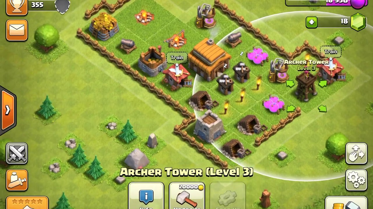 My coc village - YouTube