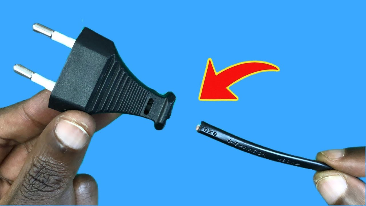 Few Know This Way To Fix A Electrical Plug When It's Broken - YouTube