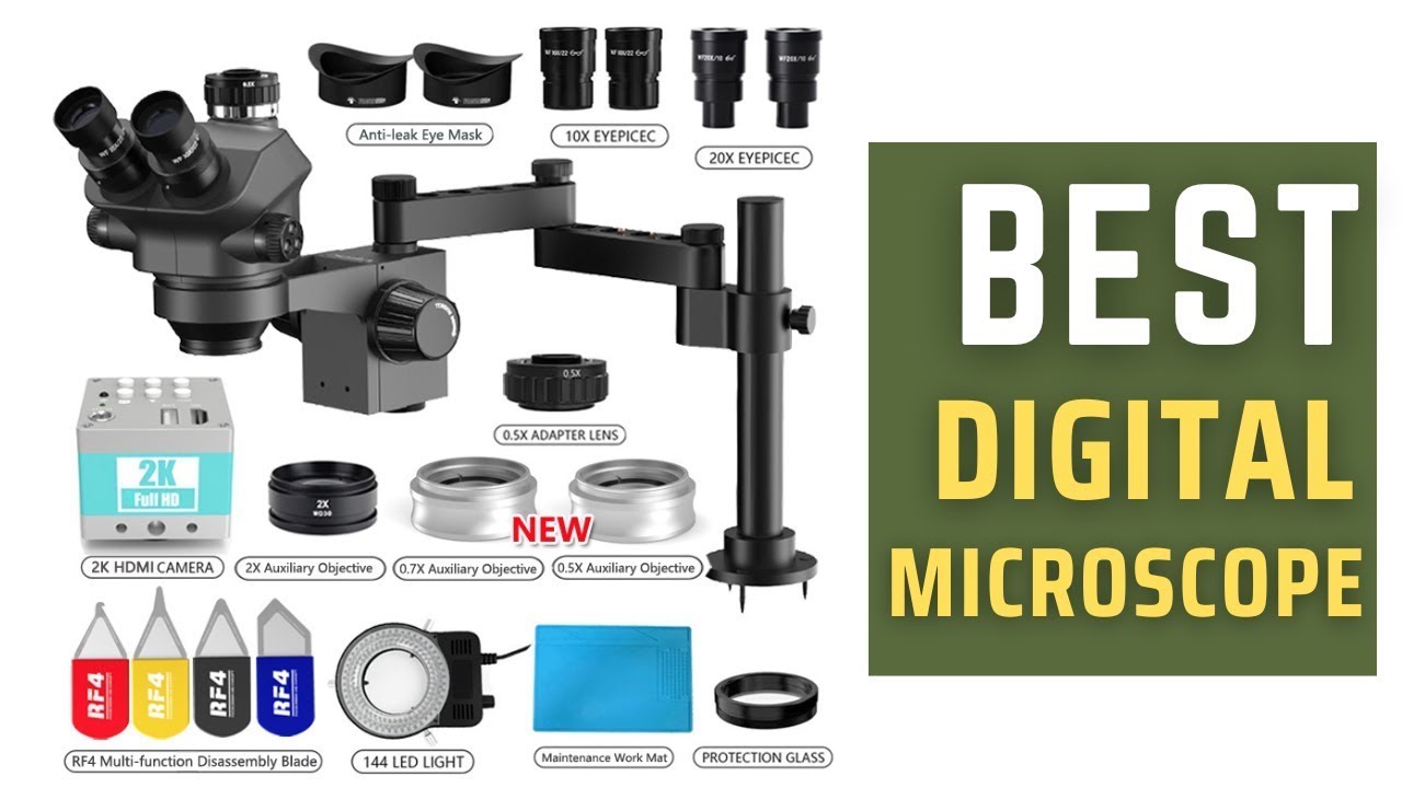 Best Top Selling Digital Microscope- 200X Simul Focal Stereo Trinocular ...