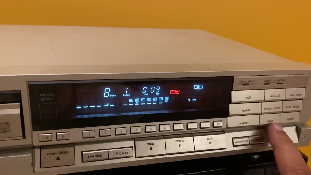 Technics CD SL P350 Short Review - YouTube