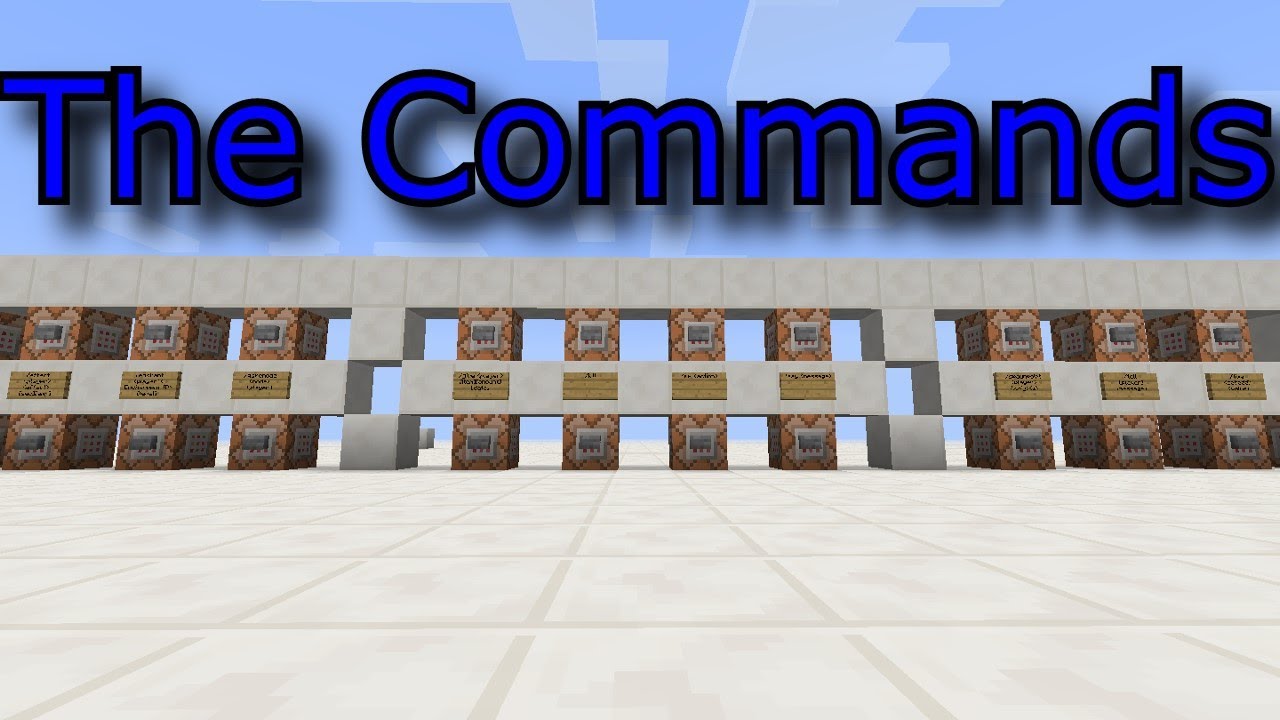 Command Block Tutorial Ep 1 Learning The Commands Youtube