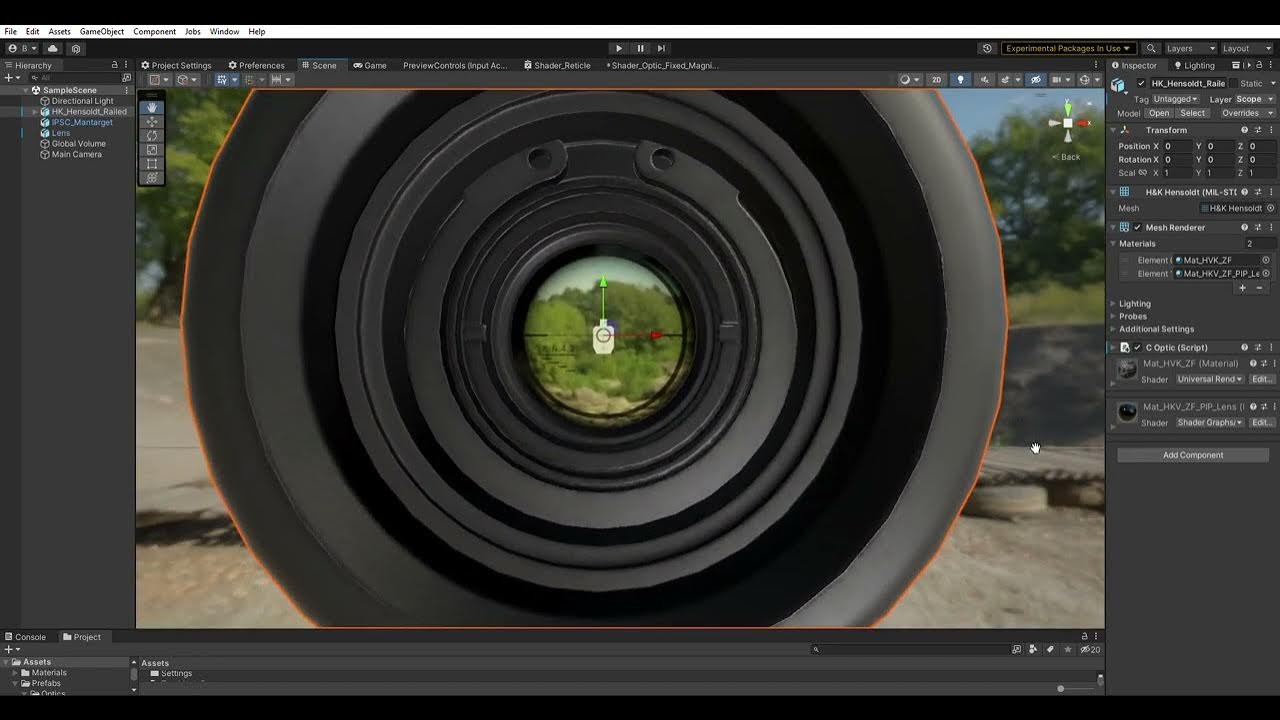 [Unity][Tech-Art] PiP Scope Shadow & Crescent - YouTube