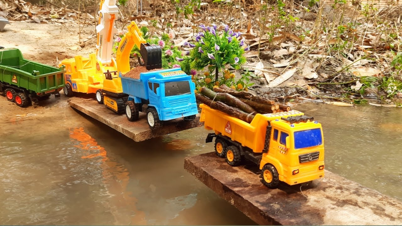 Excavator, Tata Truck, Bulldozer, School Bus, Big Truck, Mixer Truck ...
