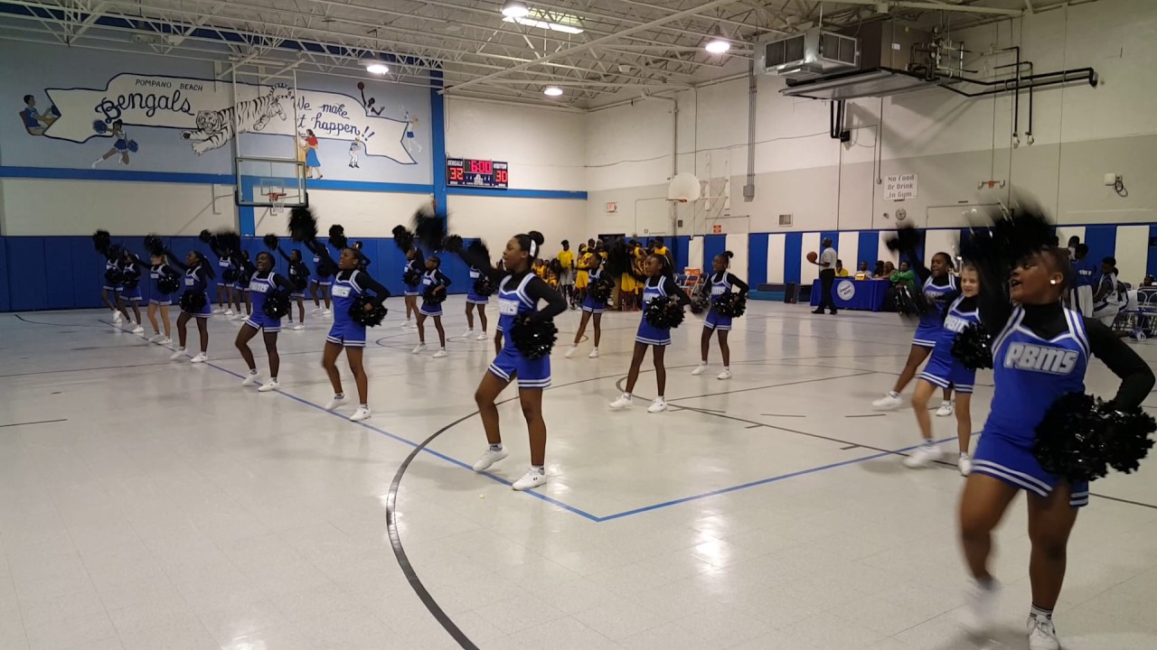 pompano middle cheerleading dance 2016 - YouTube