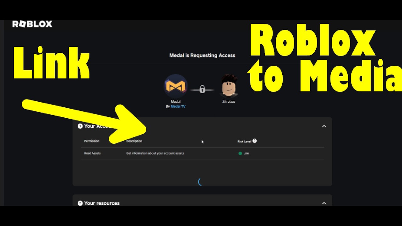 How to Connect / Link Your Roblox ACCOUNT to Media - YouTube