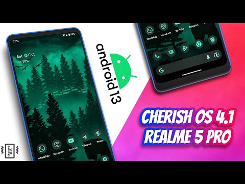 Cherish OS 4 1 Android 13 Custom ROM - Realme 5 Pro - YouTube