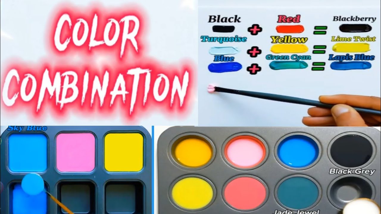 🎨 COLOR COMBINATION Ranga Bida 🌈 | Magic Color Mixing Art | Satisfying ...