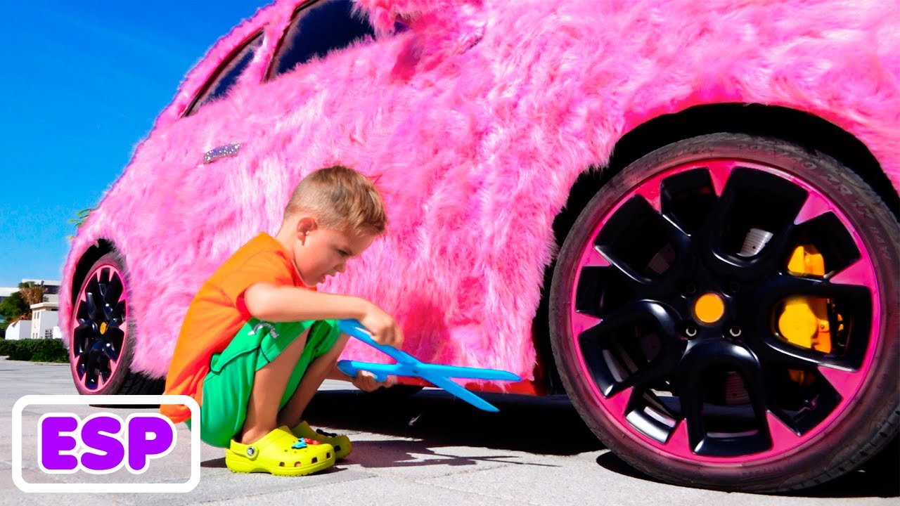 Vlad y Niki juegan y montan en autos de juguete - YouTube