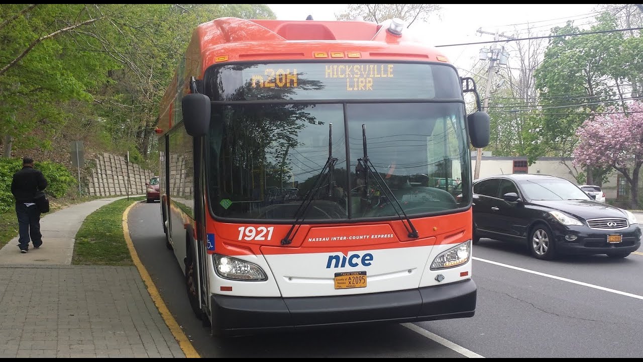 Nassau Inter-County Express: New Flyer XN40 [#1921] n20H Bus @ Rosyln ...