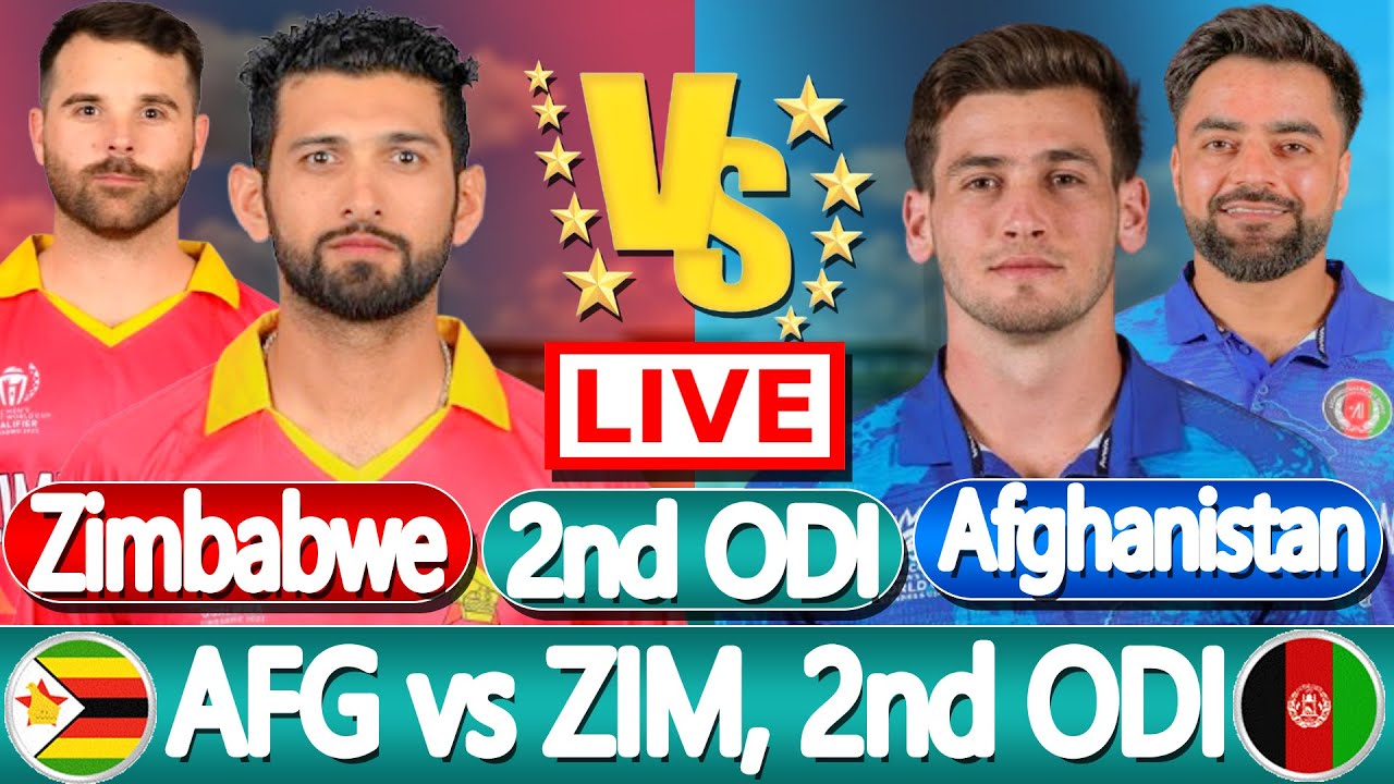 Afghanistan vs Zimbabwe Live | Live cricket match today | AFG vs ZIM ...