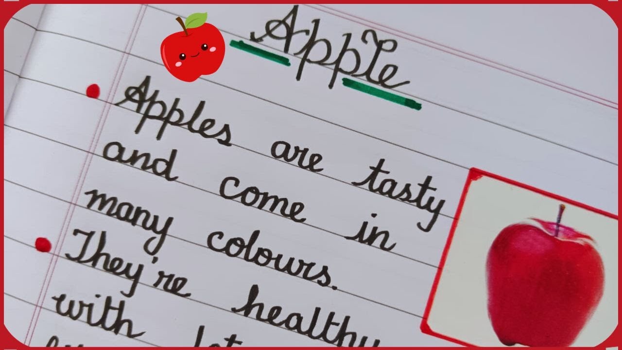 Essay 10 Lines About An Apple | Few Lines Learning an Apple | Short ...