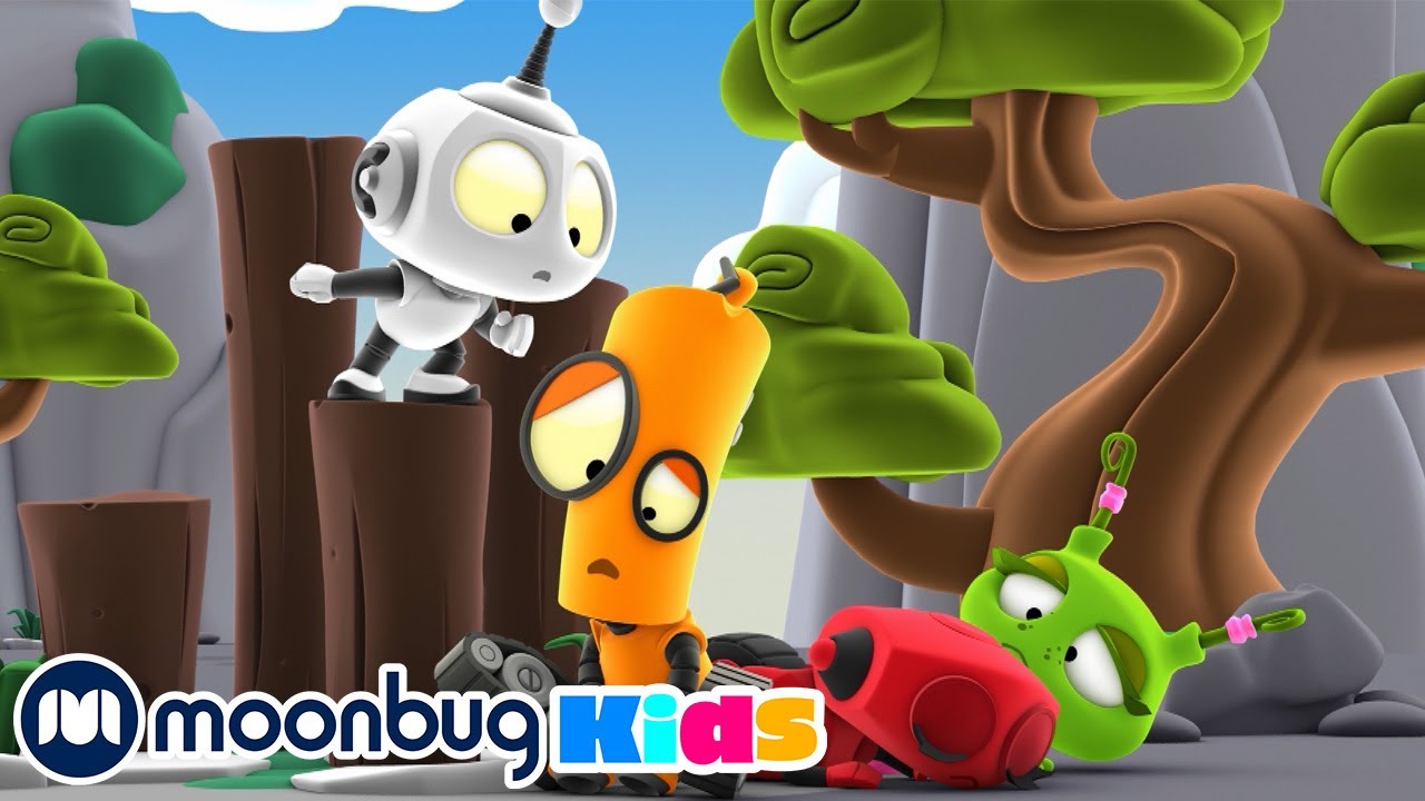 HIDE! Theres a Tiger 🐯 | Rob The Robot | Robot Cartoons for Kids ...