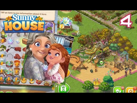 Merge Manor Sunny House : Playground  Level 35 Part 161 👨‍👧‍👧
