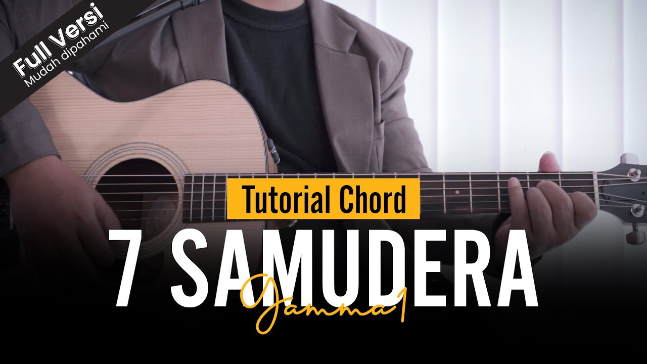 Tutorial Chord Gitar 7 Samudra - Gamma (Chord Gitar Pemula) - YouTube