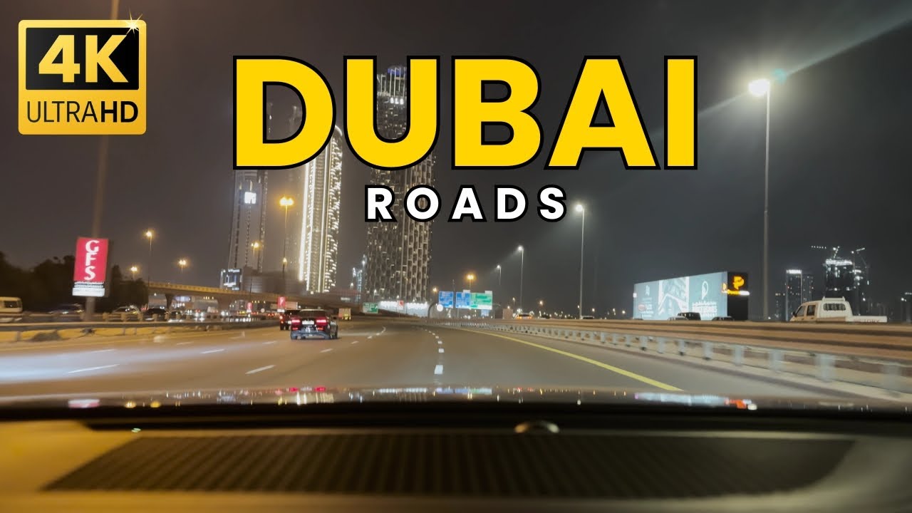 Driving Dubai's Iconic Roads | Cinematic Experience in 4K | #dubai # ...