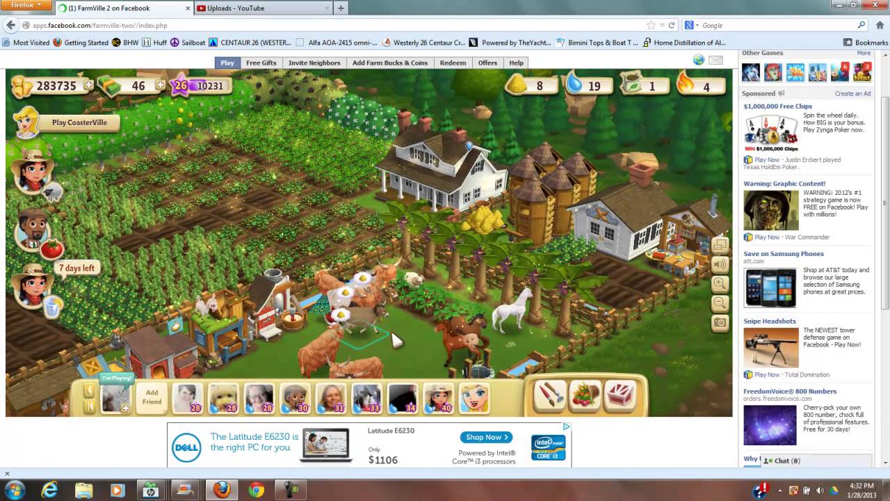 Farmville 2 Selling Highland Cows - YouTube