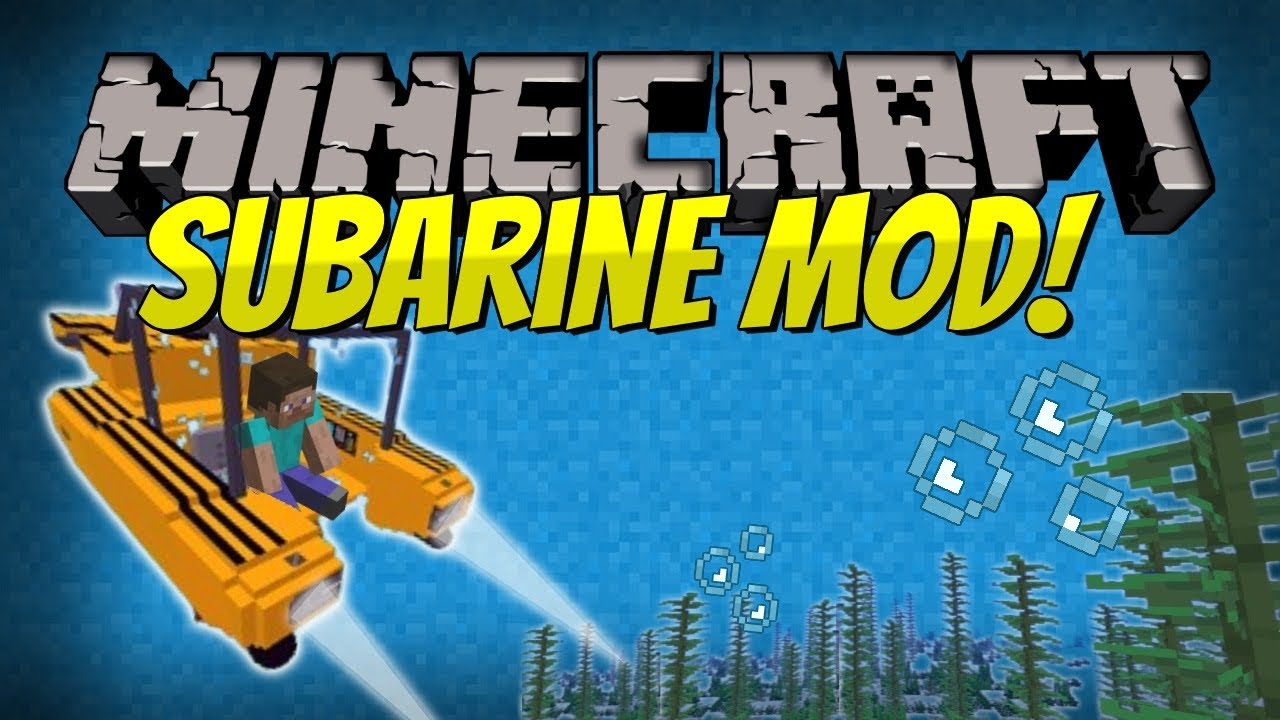 Minecraft | Subarine Mod Showcase! - YouTube
