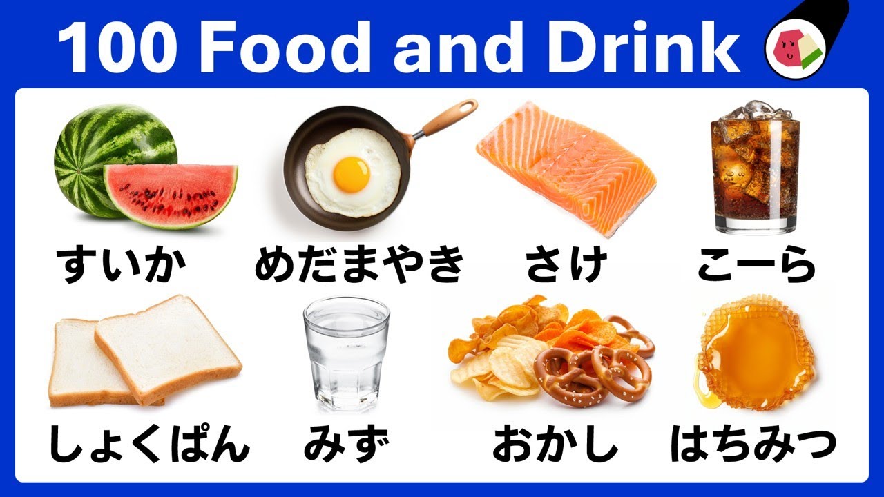 Hiragana TEST for Beginners｜100 Japanese Food & Drink Words Quiz - YouTube