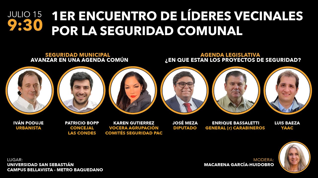 1ER Encuentro de Líderes Vecinales Por La Seguridad Comunal - YouTube