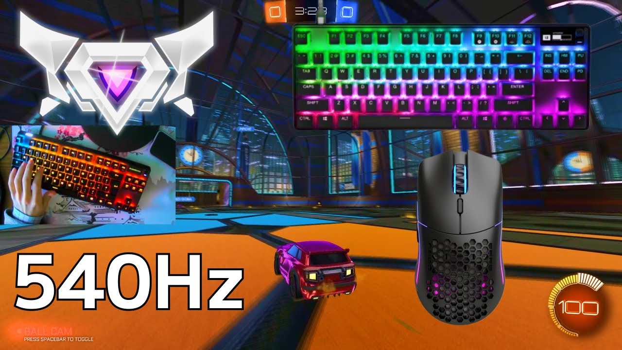 Steelseries Apex Pro TKL ASMR 😴 Rocket League Ranked 🏆 Satisfying 360 ...