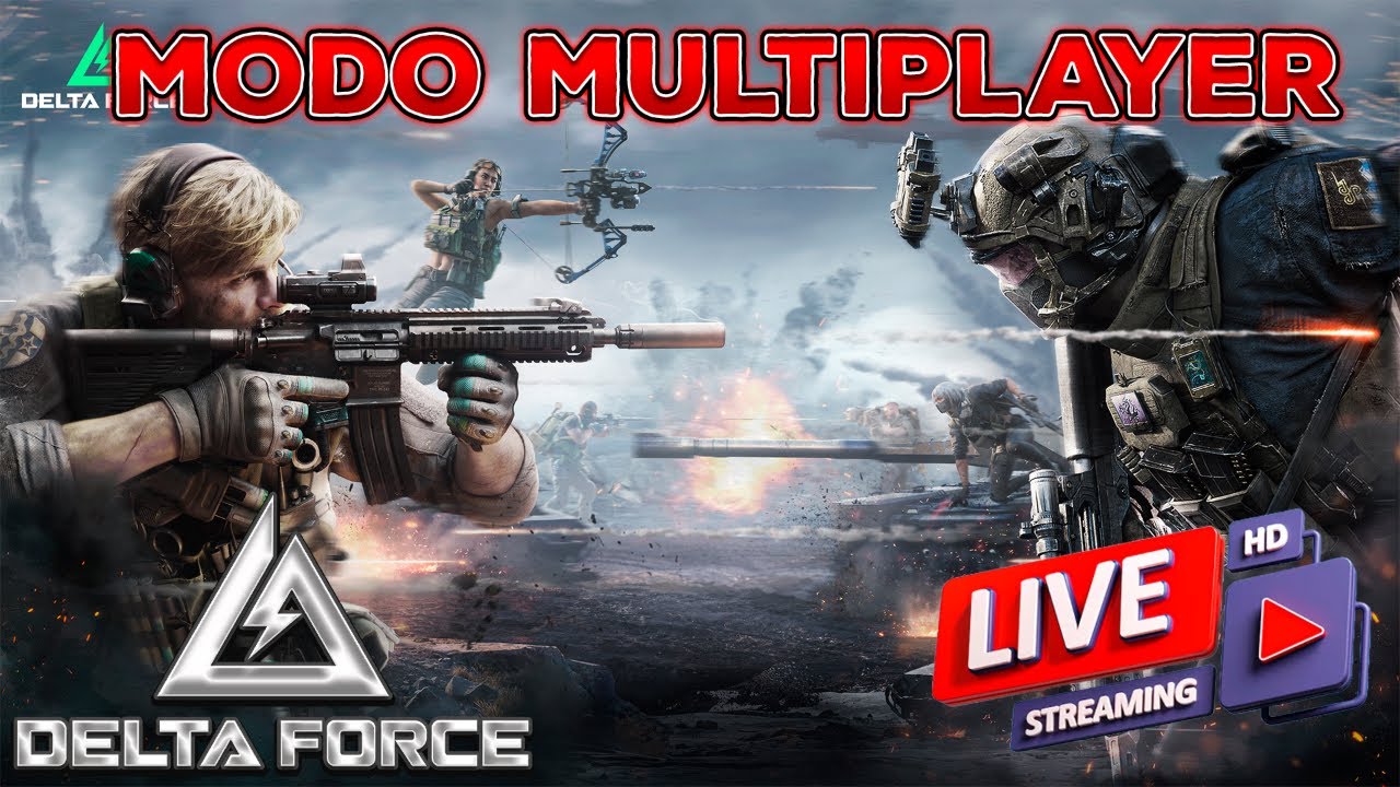 DELTA FORCE Modo Multiplayer usando confuguraciones de armas meta - YouTube