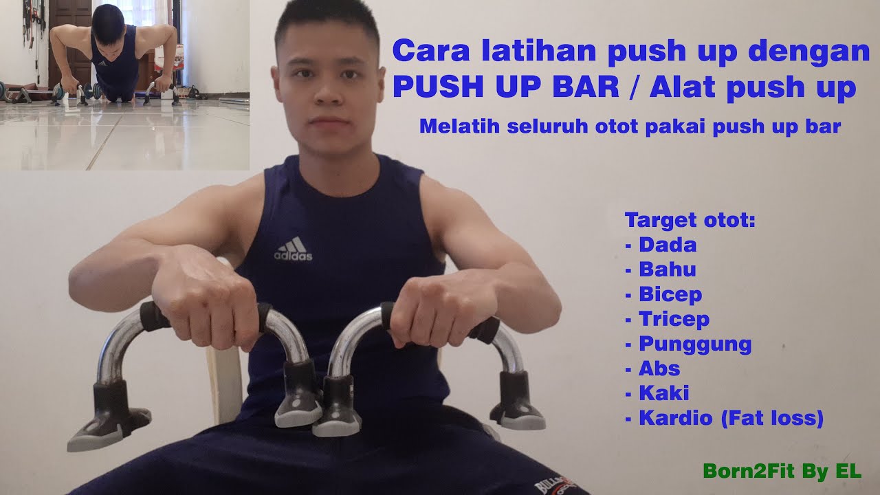 Cara Latihan Push Up Pakai Push Up Bar / Alat Push Up - Push Up Bar ...