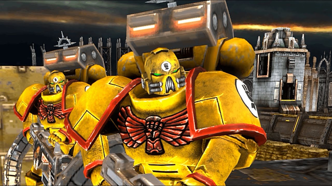 Devastators shooting heretics from the wall - Astartes Mod | WH40K ...