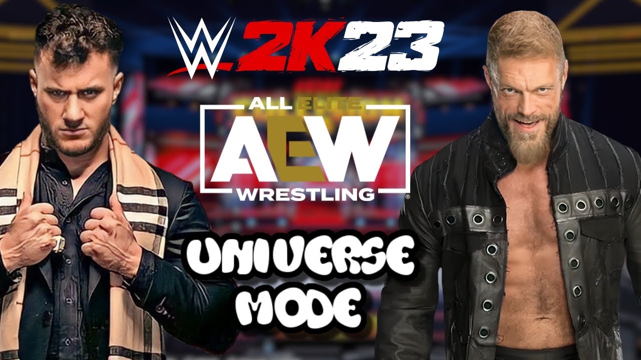 WWE 2K23 - How To Make an AEW Universe Mode - YouTube