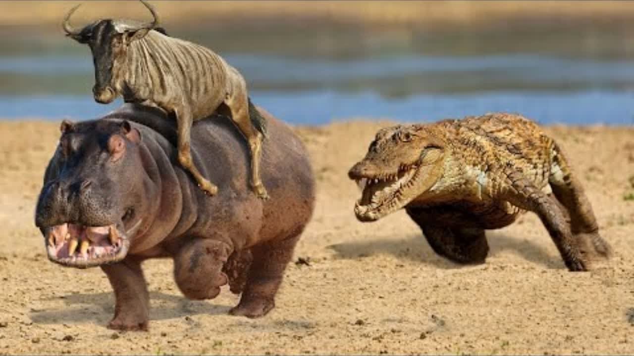 12 Most Amazing animal attacks caught on camera - YouTube