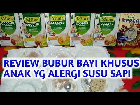 BUBUR BAYI INSTANT KHUSUS UNTUK ANAK YANG ALERGI SUSU SAPI (MILNA ...