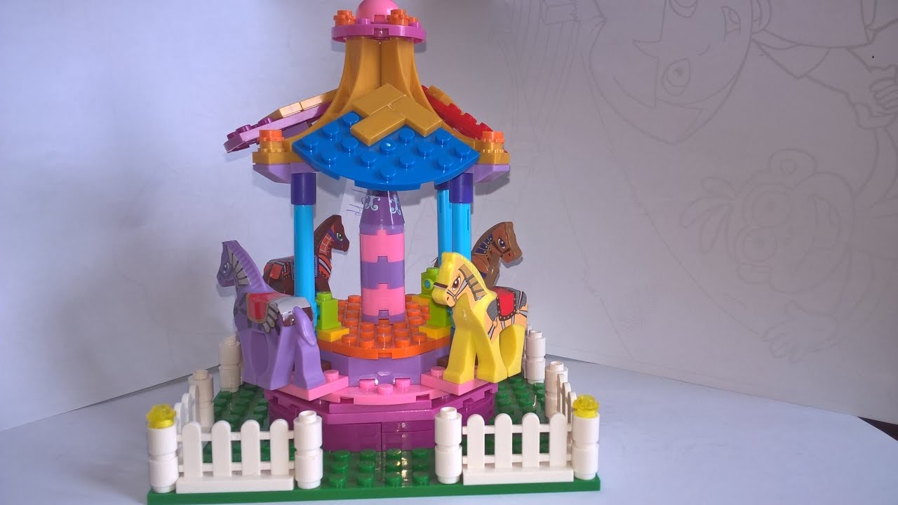 Lego-Carousel ! How to Build Lego Carousel New lego video Instructions ...