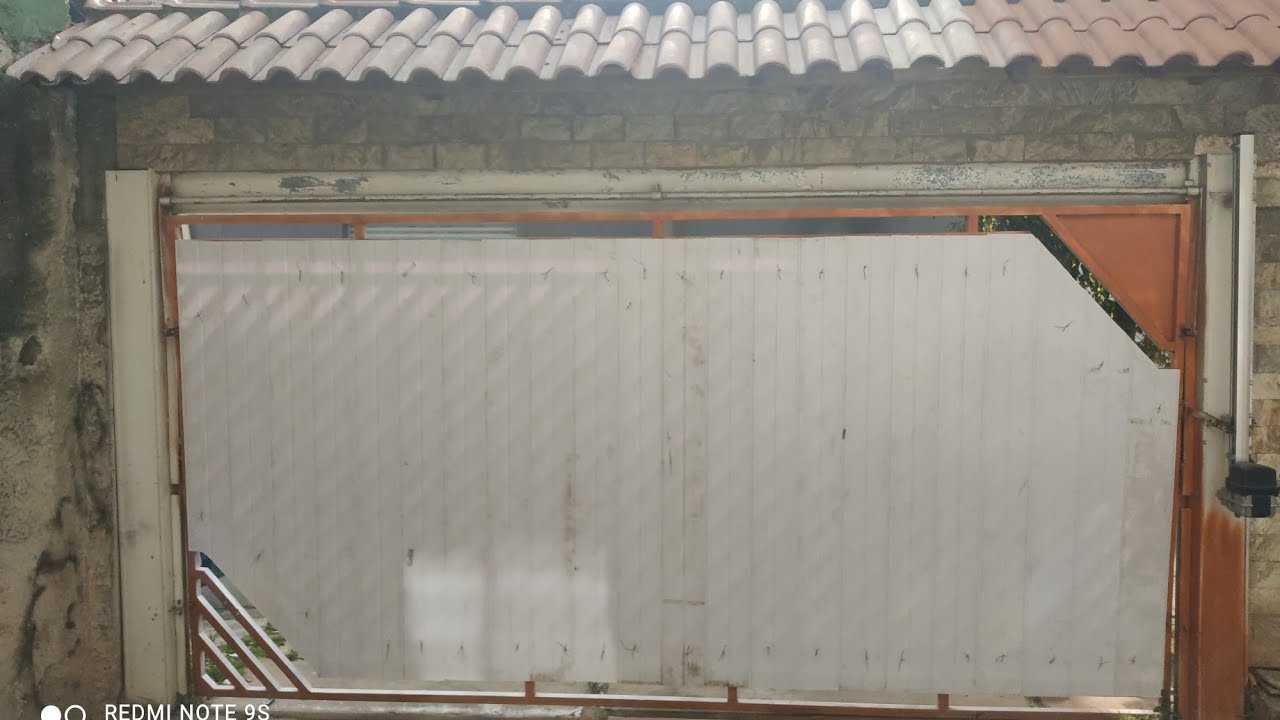 Fechando Portão Aberto com Forro PVC Gastando Pouco - YouTube