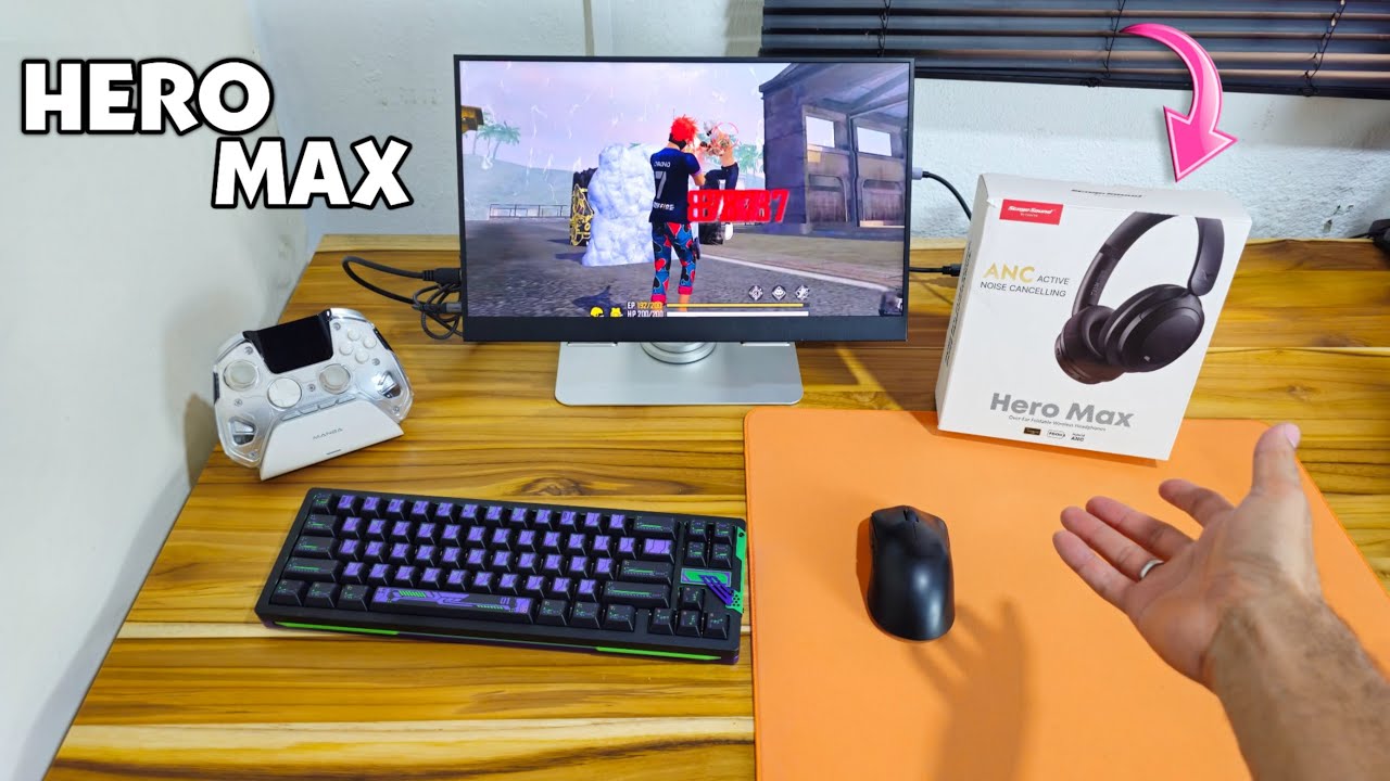JOGUEI NO MOBILADOR COM O FONE BLUETOOTH !!! Stage HERO MAX - YouTube