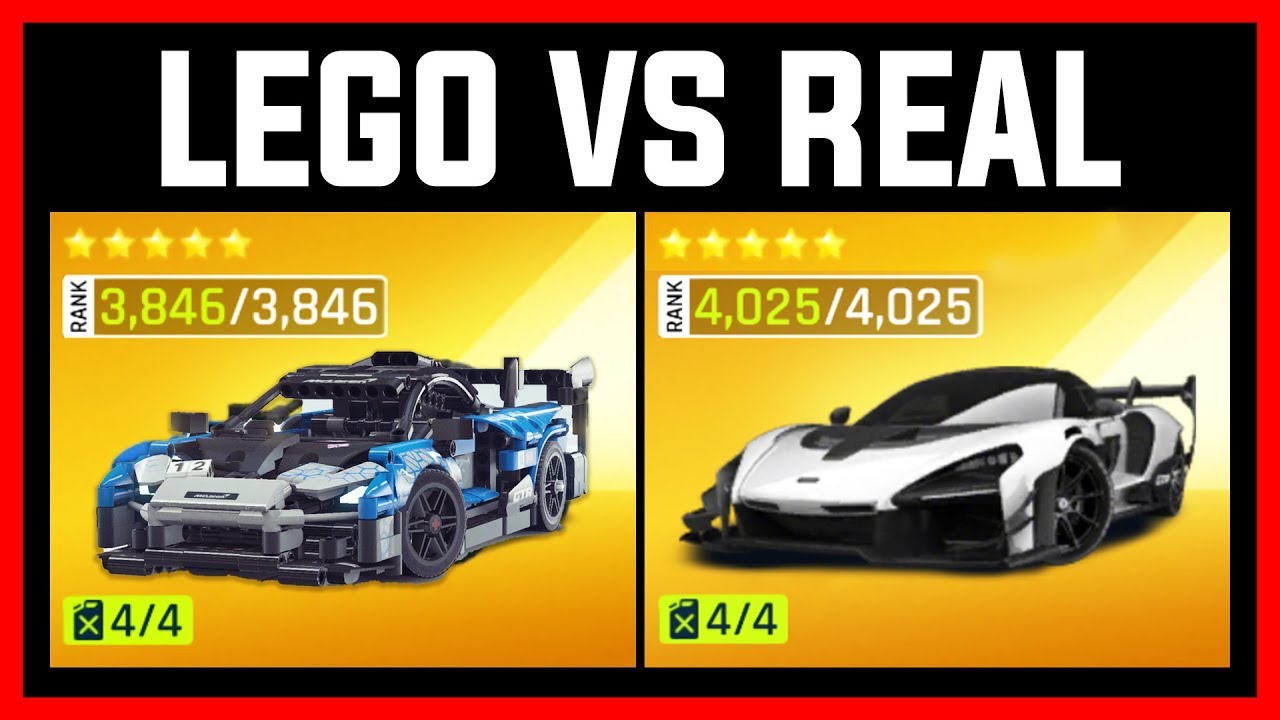 Asphalt 9 McLaren Senna GTR VS Lego McLaren Senna GTR - YouTube