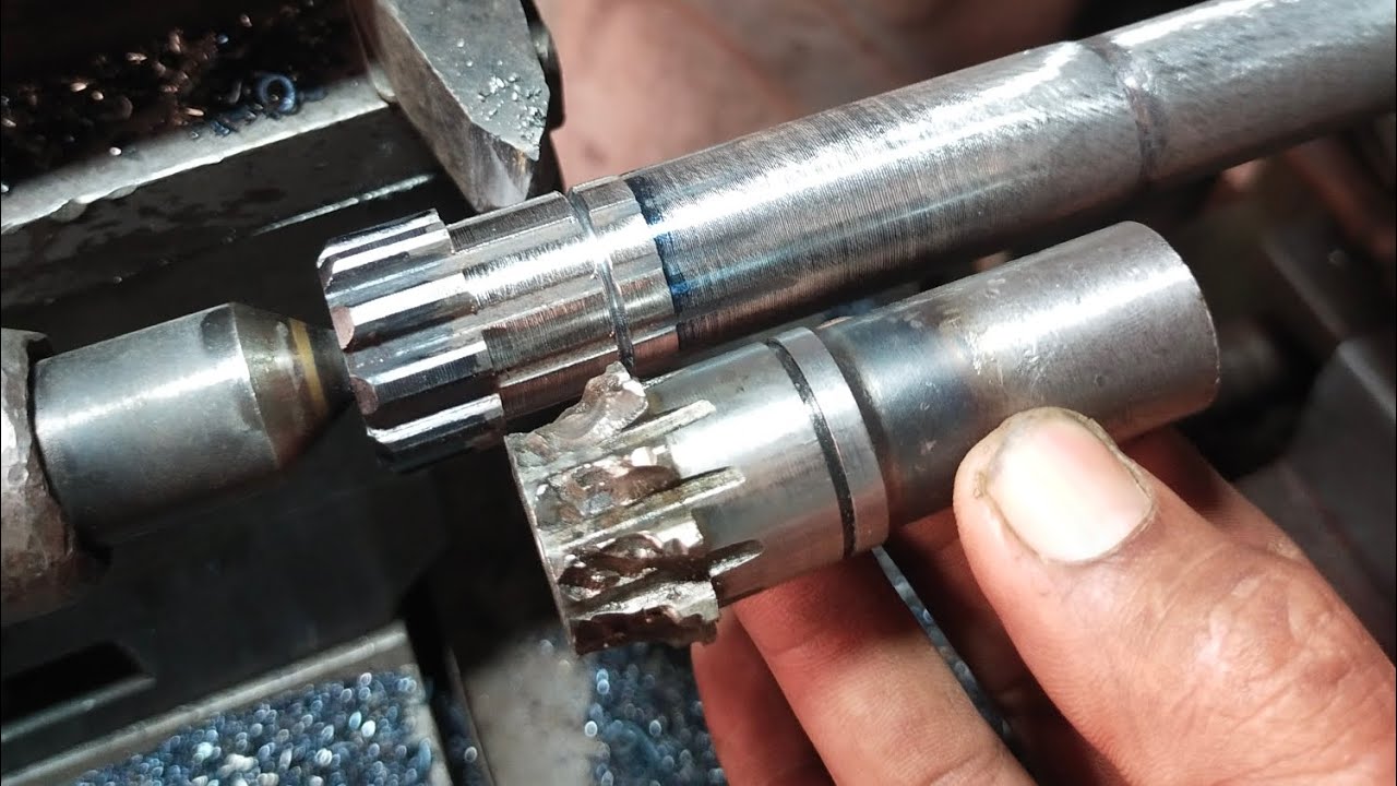How to connected broken PTO Shaft of Pakistani welder | Amazing making ...