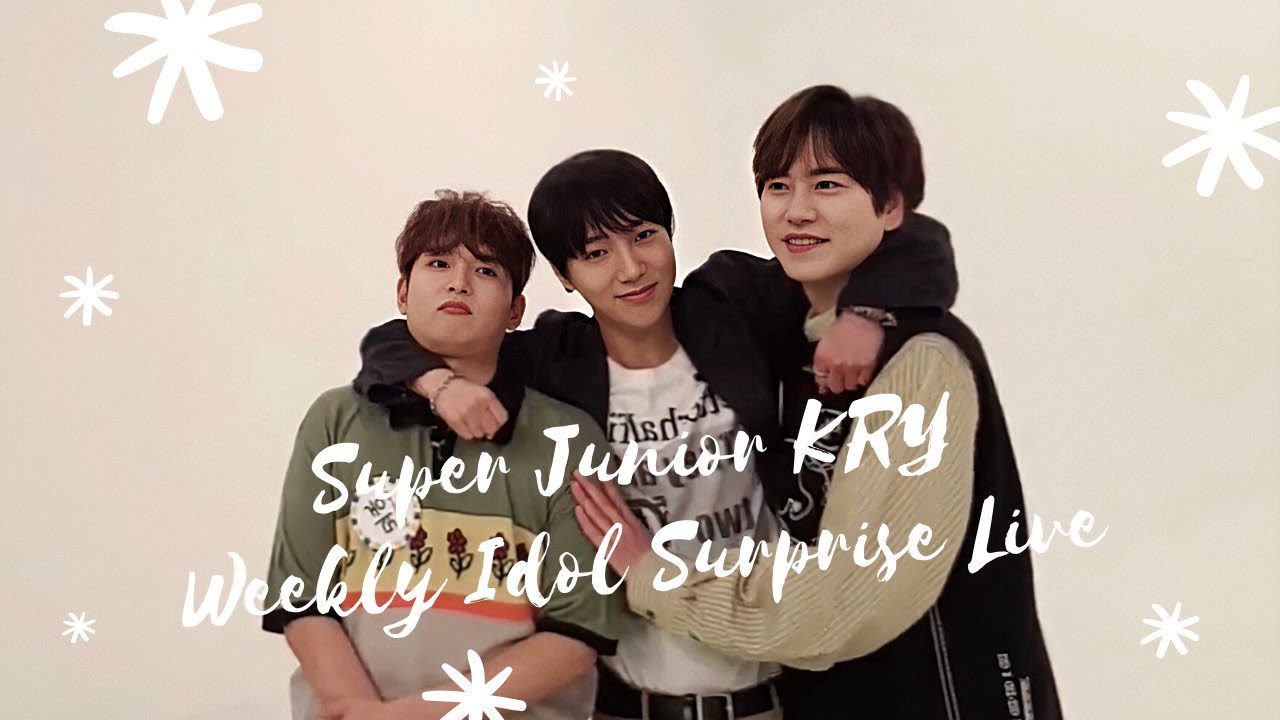 [ENG/INDO SUB] Super Junior K.R.Y. Weekly Idol Surprise Live 200608 ...