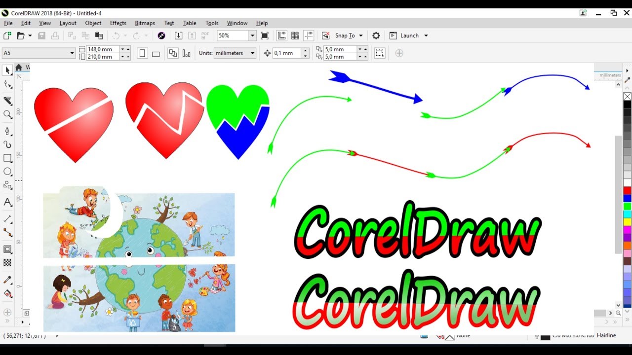 How To Use Knife Tool In Coreldraw YouTube How To Use Knife Tool In Coreldraw YouTube