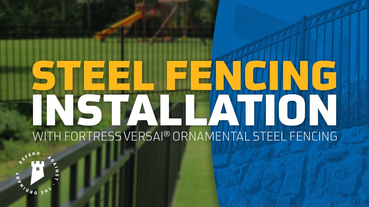 How to Install a Residential Fence | Versai Fencing Installation ...