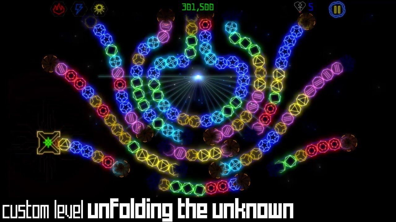 Luxor Evolved - Custom Level: Unfolding the Unknown - YouTube