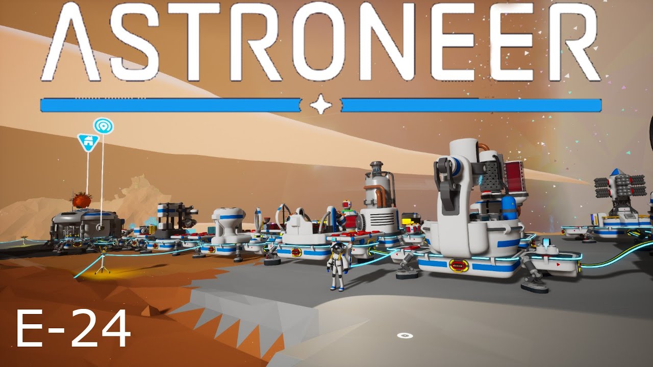 Astroneer E-24, Exploration Mission Bravo on Calidor - YouTube