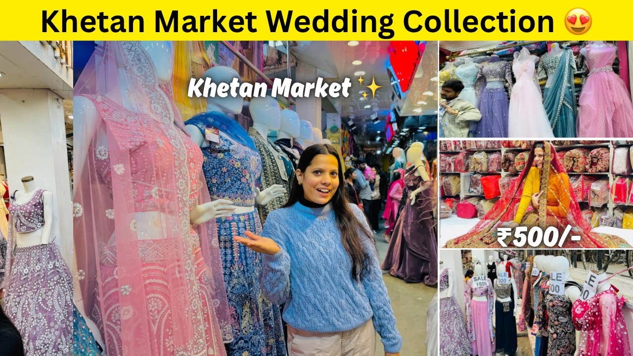 Khetan Market Wedding Collection 2025 😍 | Crop Top, Lehenga | Khetan ...