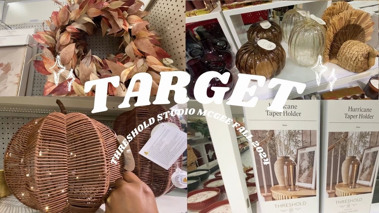 NEW TARGET THRESHOLD STUDIO MCGEE FALL 2024 | 2024 TARGET SHOP WITH ME ...