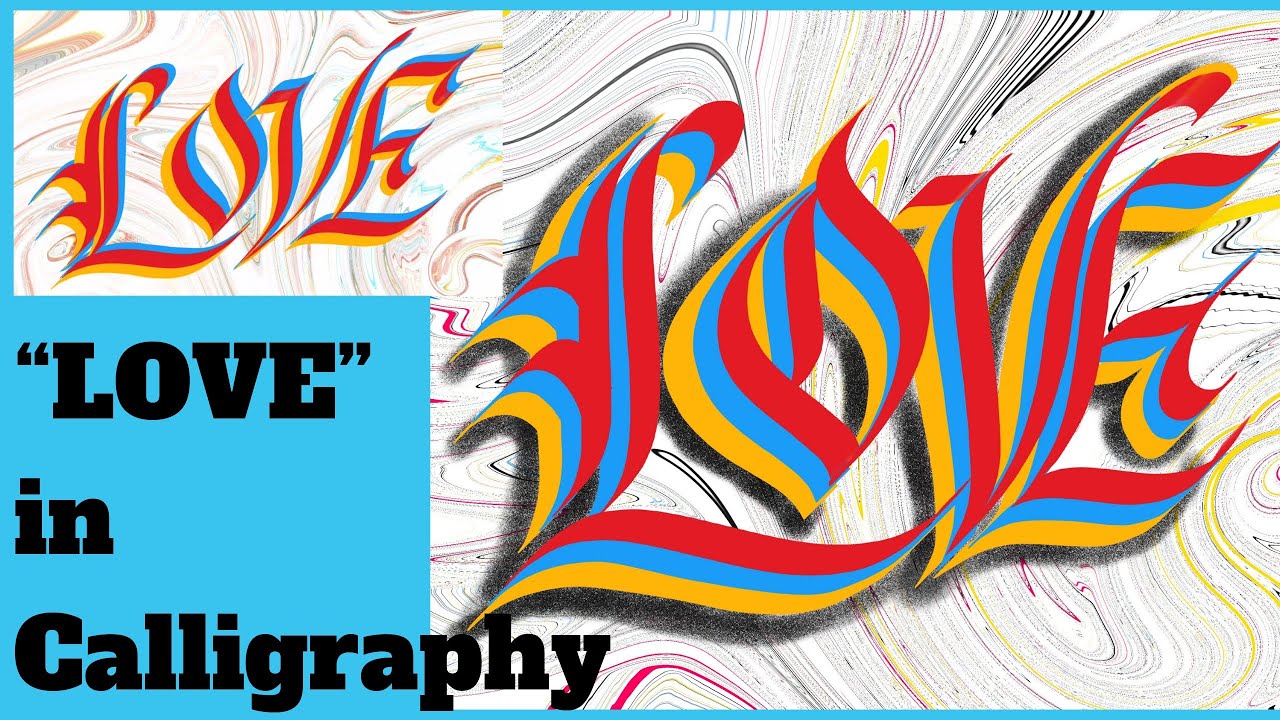 How To Write LOVE In Calligraphy Beautifully IPad Pro Procreate how-to-write-love-in-calligraphy-beautifully-ipad-pro-procreate
