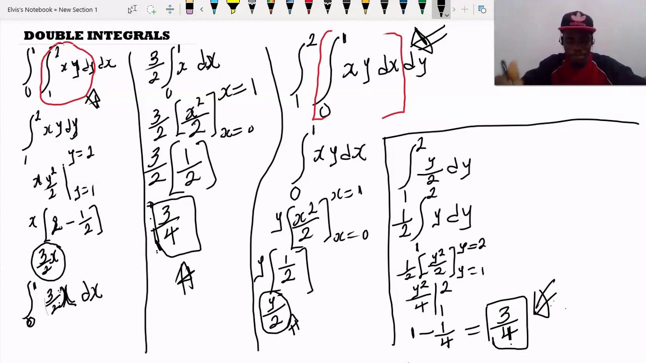 Double Integrals Changing order of integration - YouTube