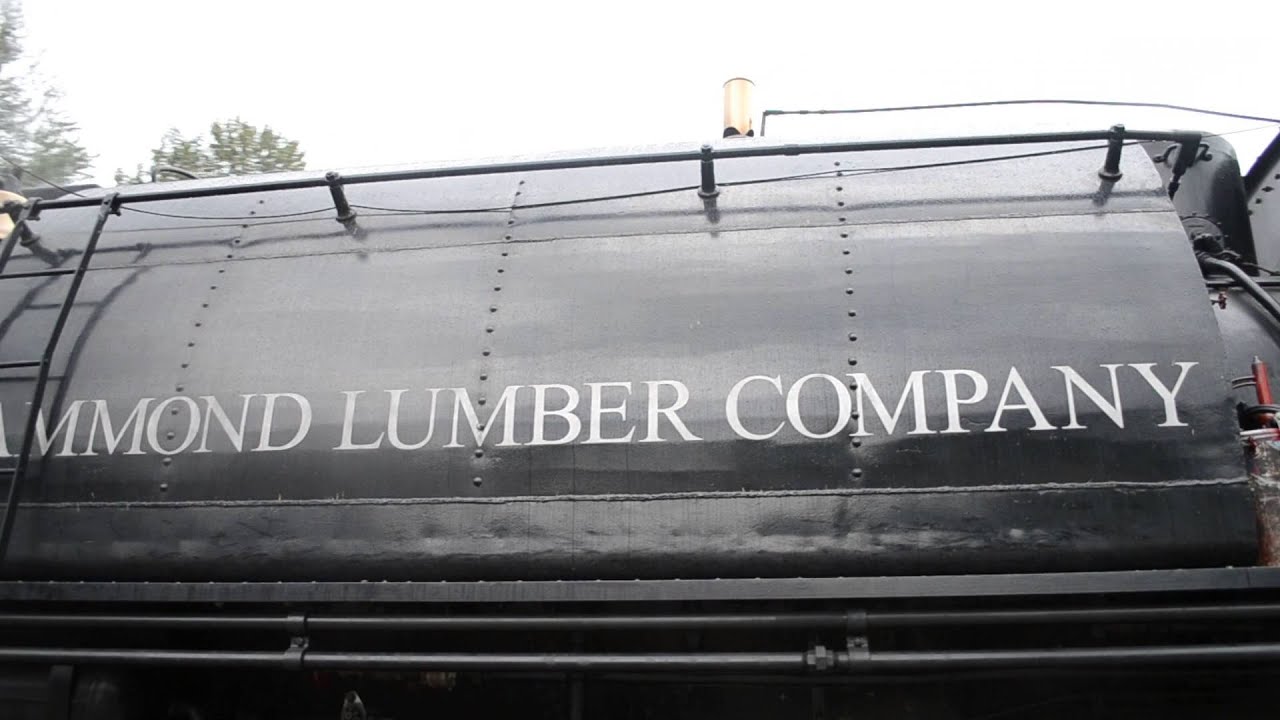 steam train arriving in Elbe, Washington - YouTube