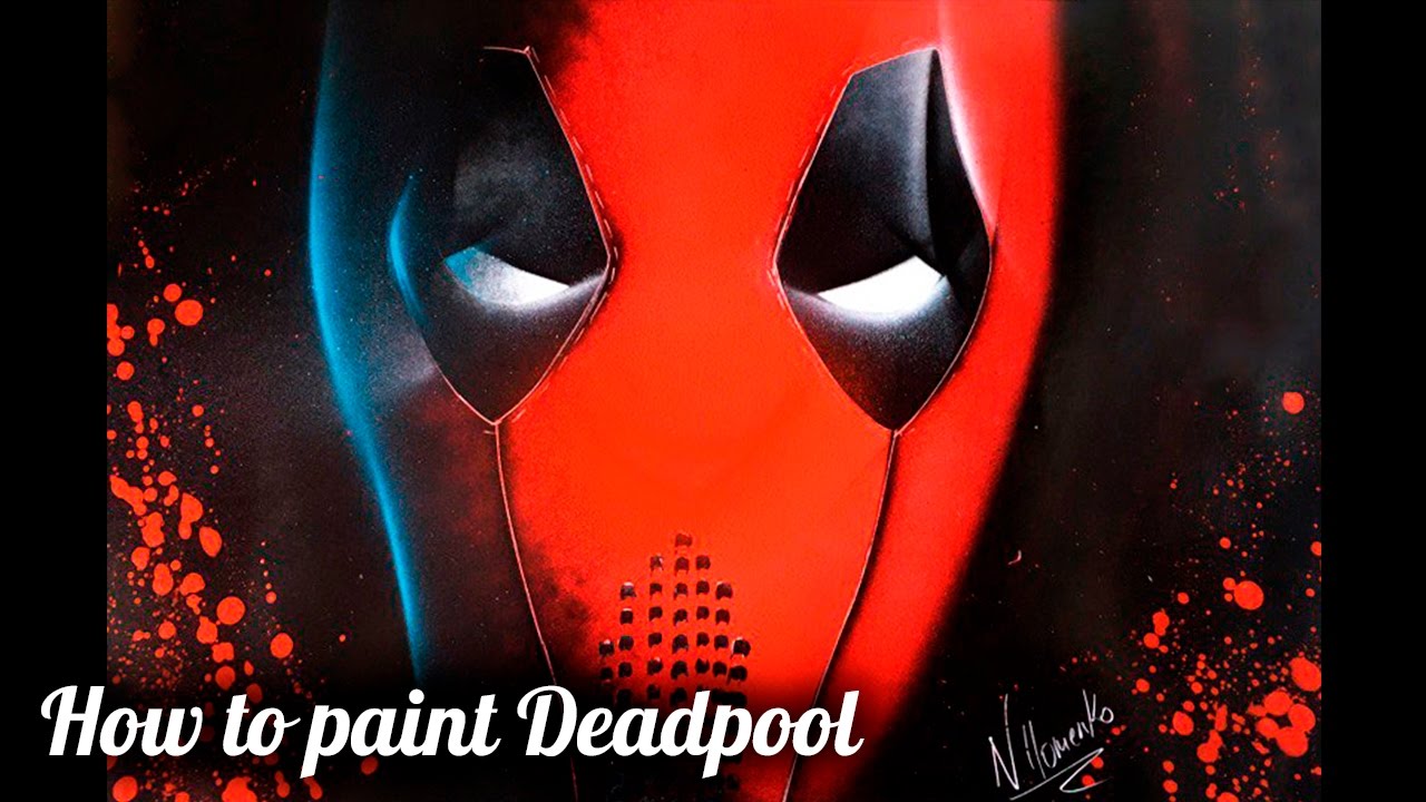 🔴 Deadpool painting spray paint art by Nicolay Homenko 🔴 - YouTube