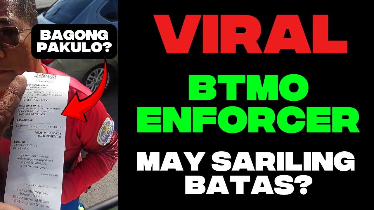 VIRAL ENFORCER NA BADTRIP DAHIL SA RESIBO | TICKET NA PANG GROCERY ...