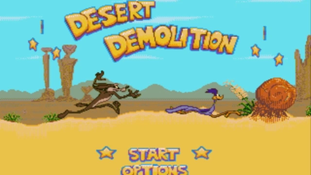 Полное прохождение (((SEGA))) Desert Demolition - YouTube