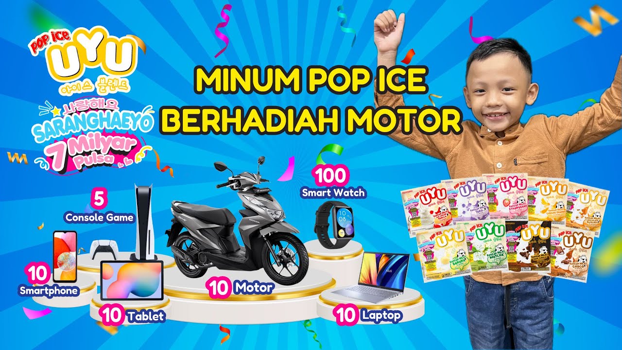 Cara ikutan promo POP ICE UYU SARANGHAEYO 7 MILYAR PULSA (BERHADIAH ...