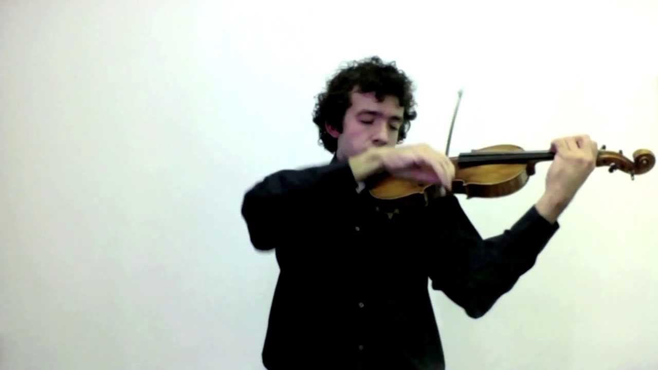 J.S. Bach, Sonata in C Major, Adagio - Gregory Tompkins, violin - YouTube